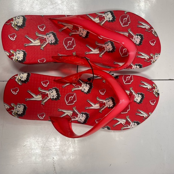 Betty Boop | Shoes | Betty Boop Red Sandals Sizes Eight | Poshmark